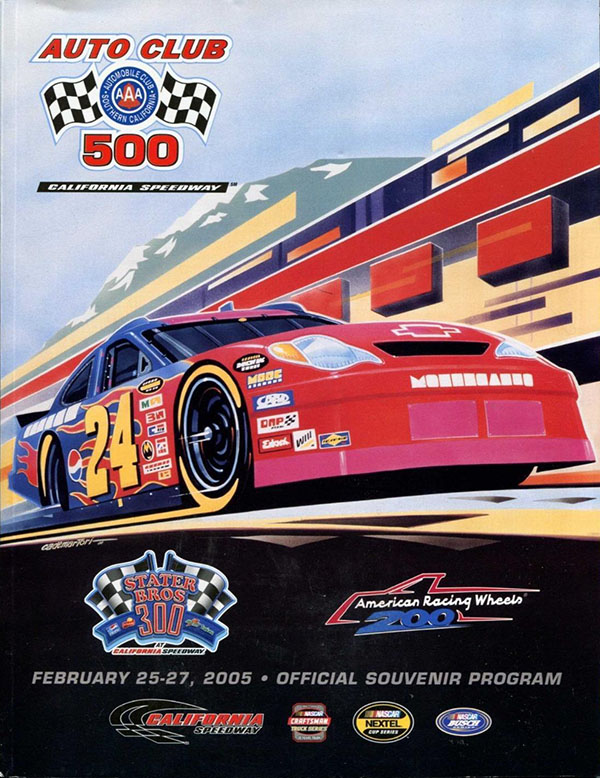 NASCAR Program: 2005 Auto Club 500 | SportsPaper.info