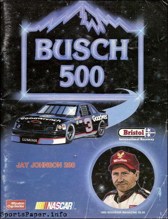 NASCAR Program: 1989 Busch 500 | SportsPaper.info