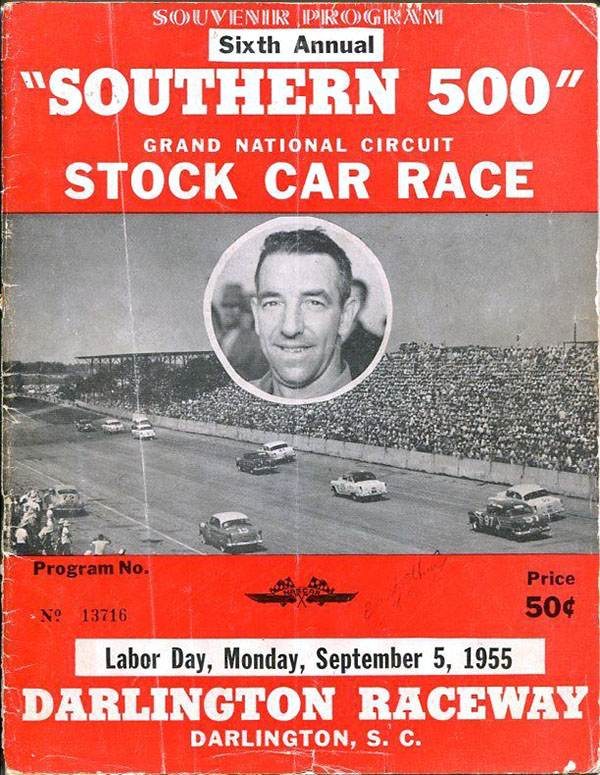 NASCAR Program: 1955 Southern 500 | SportsPaper.info