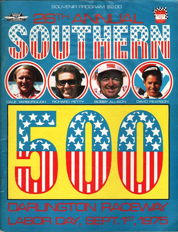 NASCAR Program: 1975 Southern 500 | SportsPaper.info