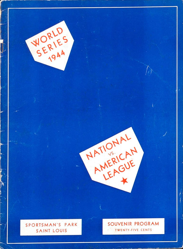 MLB World Series Program: St. Louis Cardinals (1944) | SportsPaper.info