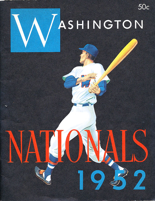 MLB Yearbook: Washington Senators (1952) | SportsPaper.info