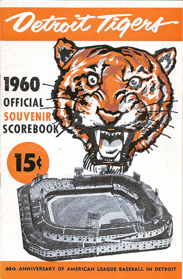 MLB Program: Detroit Tigers (1960) | SportsPaper.info