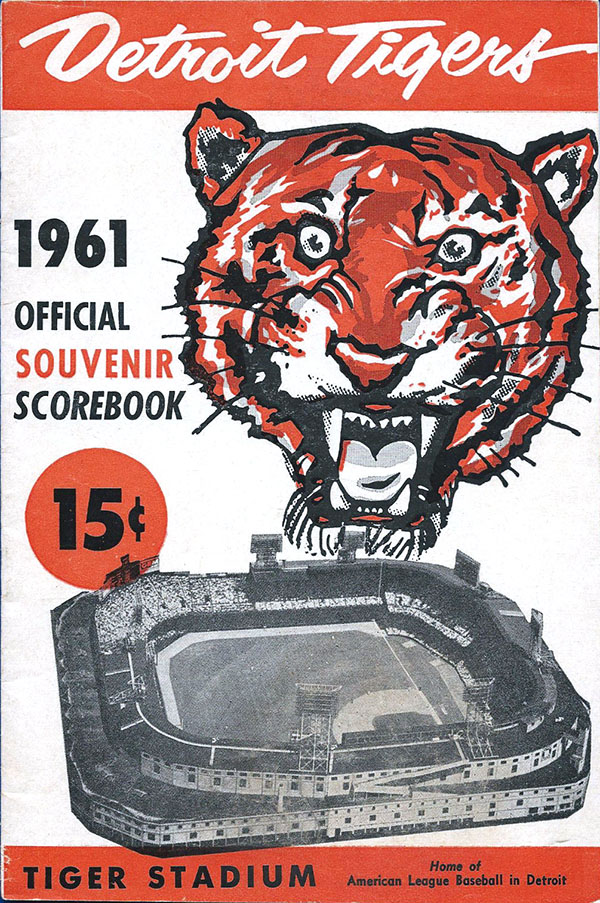 MLB Program: Detroit Tigers (1961) | SportsPaper.info