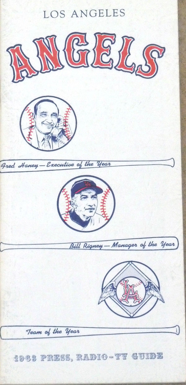 MLB Media Guide: Los Angeles Angels (1963) | SportsPaper.info