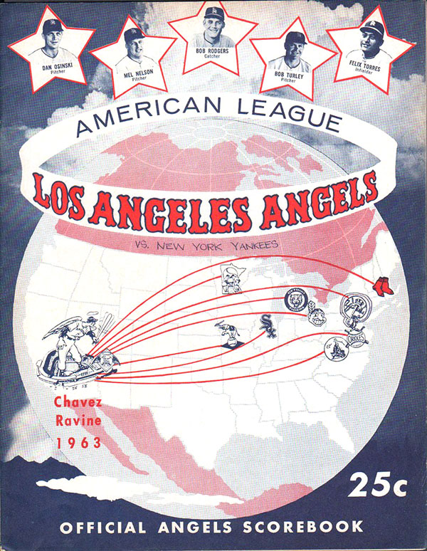 MLB Program: Los Angeles Angels (1963) | SportsPaper.info