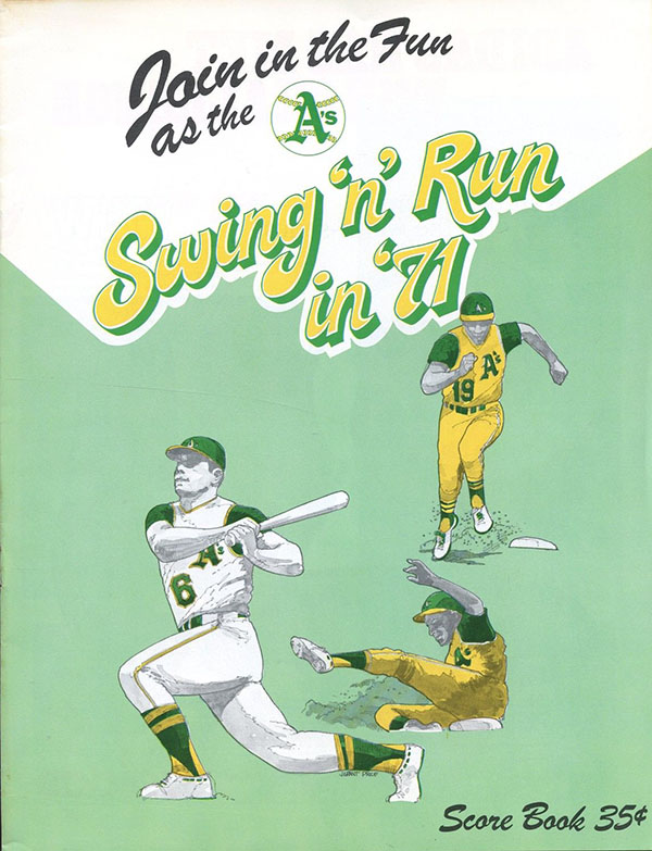 MLB Program: Oakland Athletics (1971) | SportsPaper.info