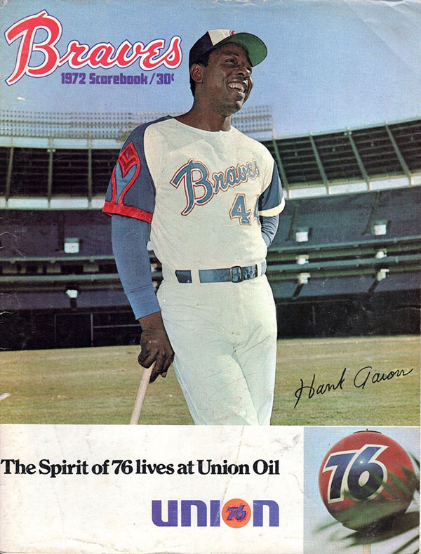 MLB Program: Atlanta Braves (1972) | SportsPaper.info