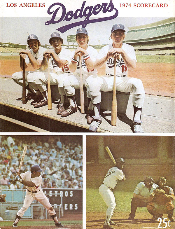 MLB Program: Los Angeles Dodgers (1974) | SportsPaper.info