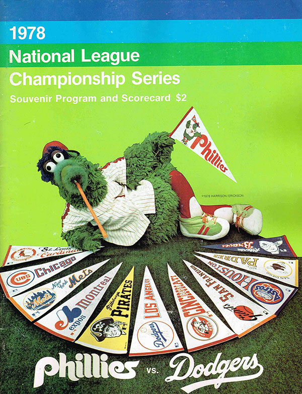 MLB NLCS Program: Philadelphia Phillies (1978) | SportsPaper.info