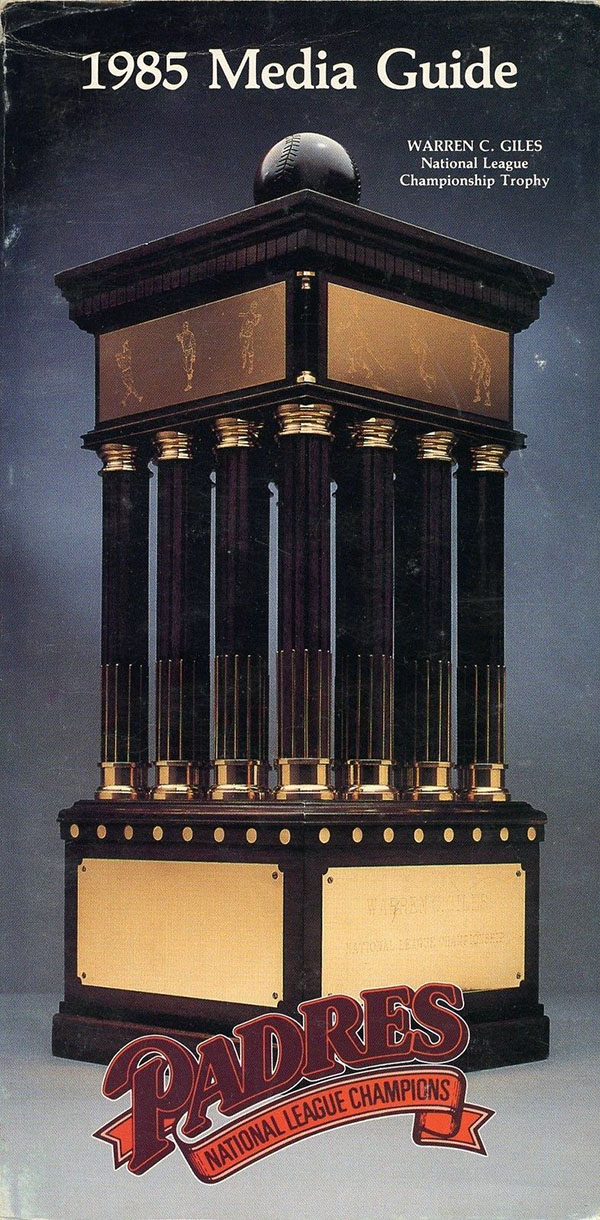 MLB Media Guide: San Diego Padres (1985) | SportsPaper.info