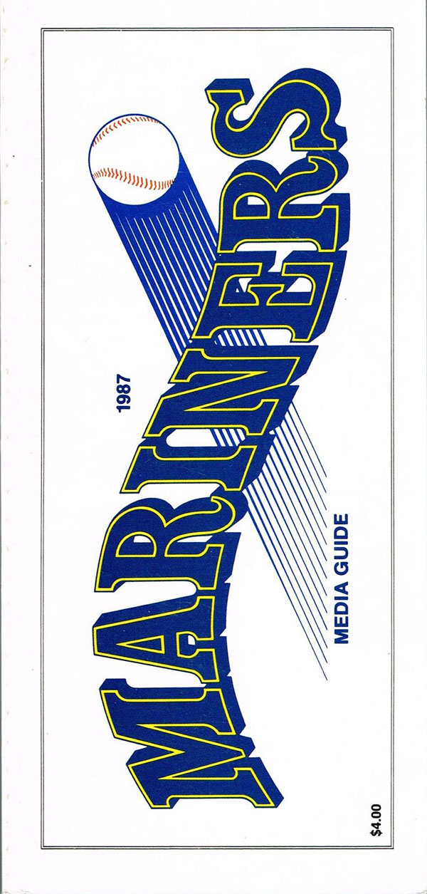 MLB Media Guide: Seattle Mariners (1987) | SportsPaper.info
