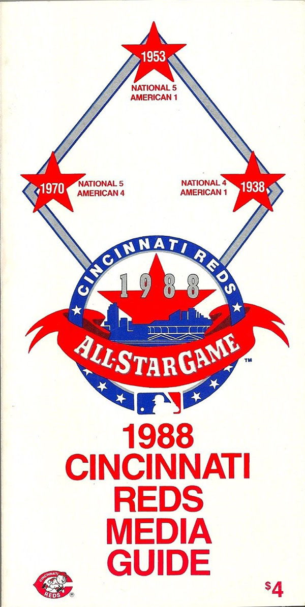 MLB Media Guide: Cincinnati Reds (1988) | SportsPaper.info