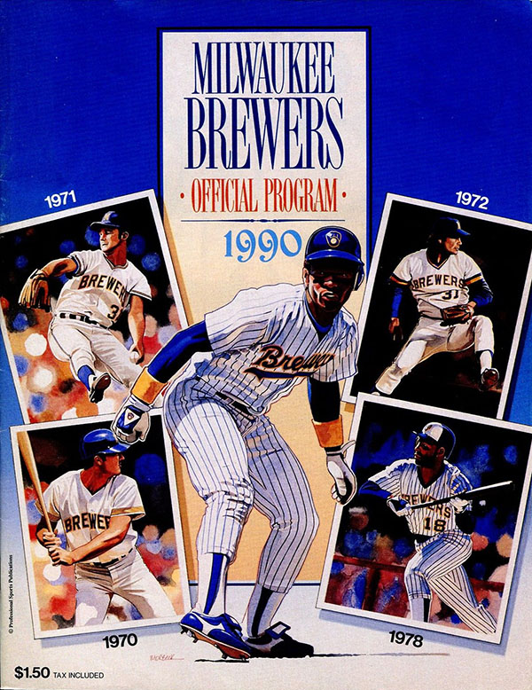MLB Program: Milwaukee Brewers (1990) | SportsPaper.info