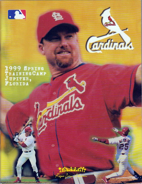 MLB Spring Training Program: St. Louis Cardinals (1999) | SportsPaper.info