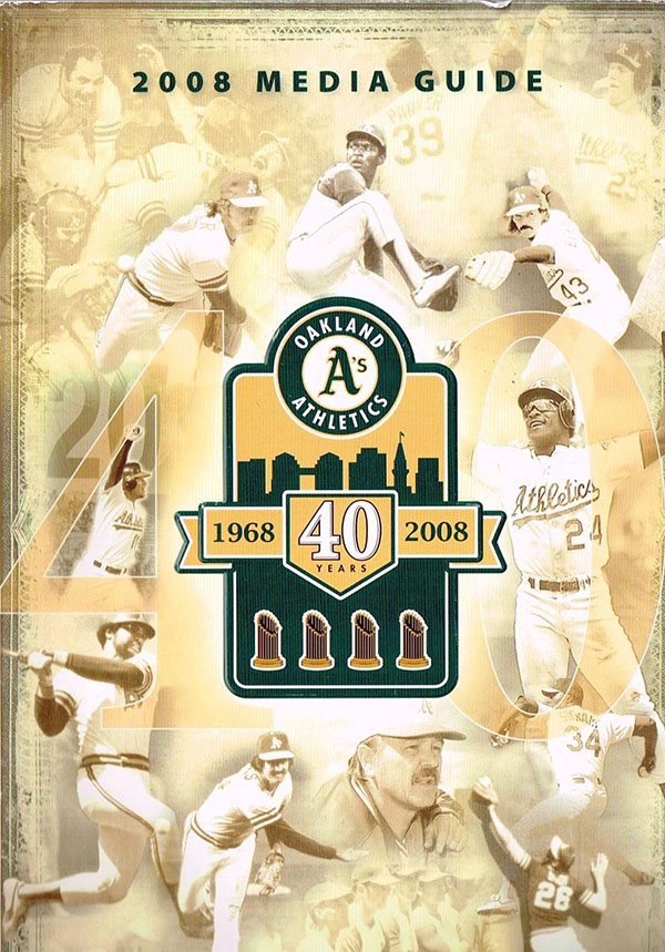 MLB Media Guide: Oakland Athletics (2008) | SportsPaper.info