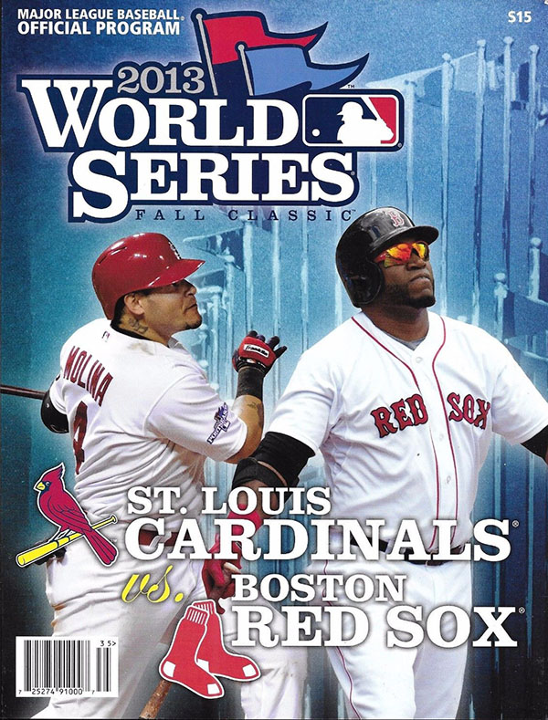 MLB World Series Program: Boston Red Sox vs. St. Louis Cardinals (2013 ...