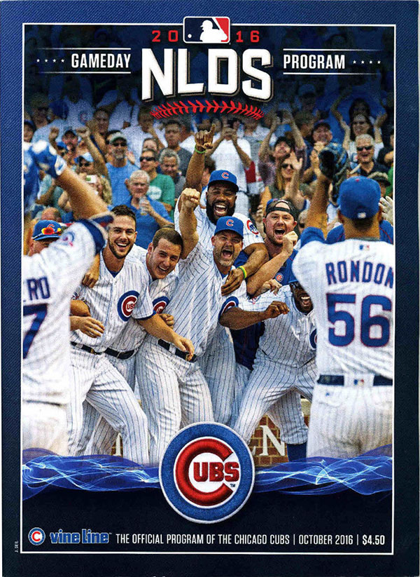 MLB NLDS Program: Chicago Cubs (2016) | SportsPaper.info