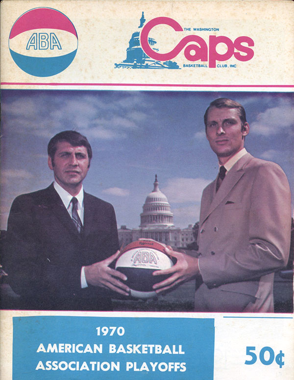 ABA Program: Washington Caps (1969-70) | SportsPaper.info