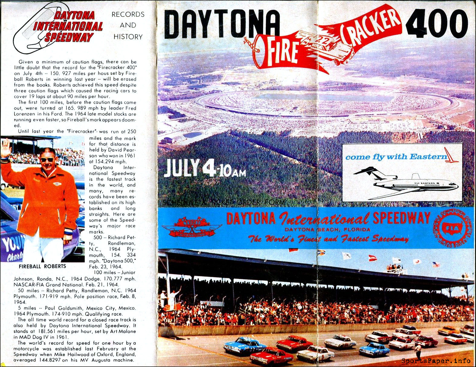 NASCAR Goodness: 1964 Firecracker 400 Brochure – SportsPaper.info – The ...