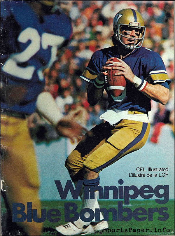 CFL Program: CFL Illustrated (Winnipeg Blue Bombers) | SportsPaper.info