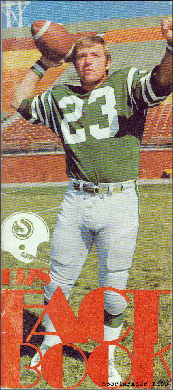 CFL Media Guide: Saskatchewan Roughriders (1978) | SportsPaper.info