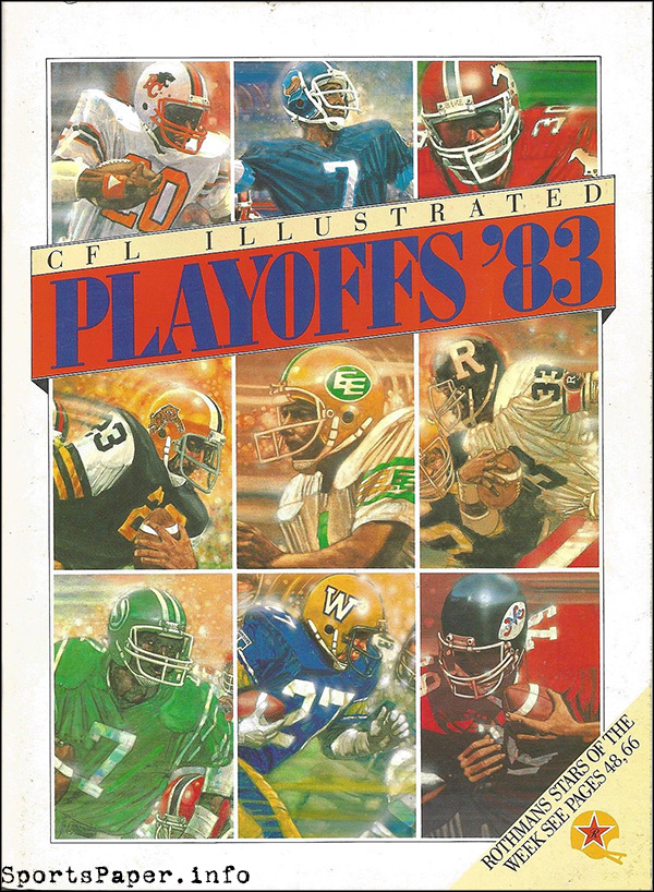 CFL Program: CFL Illustrated (1983 Postseason) | SportsPaper.info