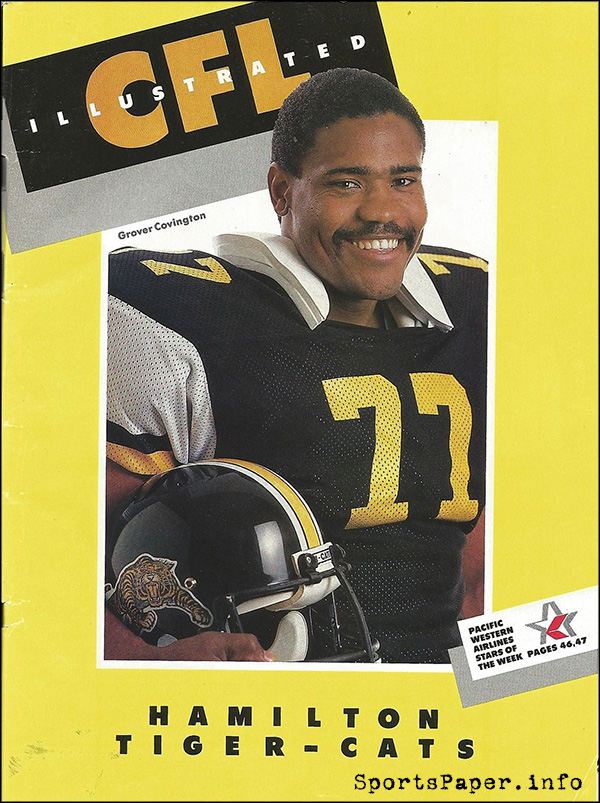 CFL Program: CFL Illustrated (Hamilton Tiger-Cats) | SportsPaper.info