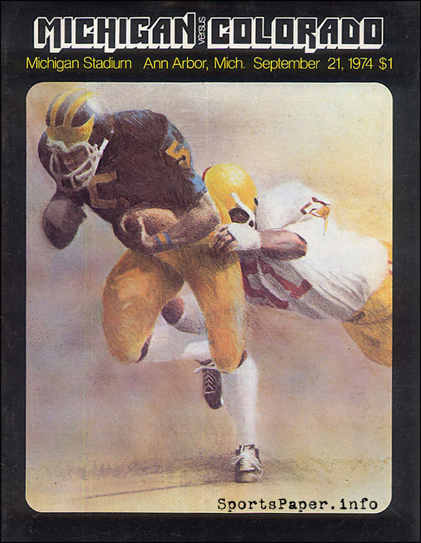 College Football Program: Michigan Wolverines vs. Colorado Buffaloes ...