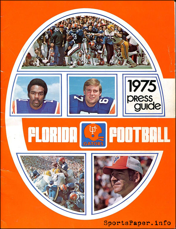 College Football Media Guide: Florida Gators (1975) | SportsPaper.info