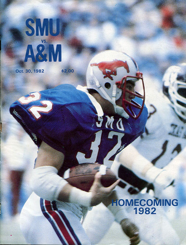 College Football Program: SMU Mustangs vs. Texas A&M Aggies (October 30 ...