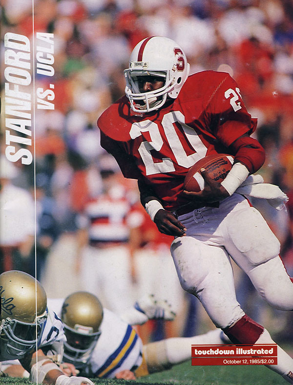 College Football Program: Stanford Cardinal vs. UCLA Bruins (October 12 ...