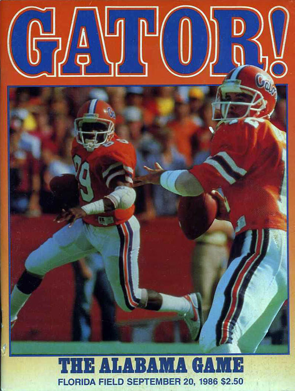 College Football Program: Florida Gators vs. Alabama Crimson Tide ...