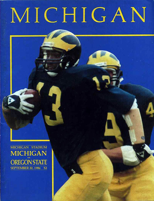 College Football Program: Michigan Wolverines vs. Oregon State Beavers ...