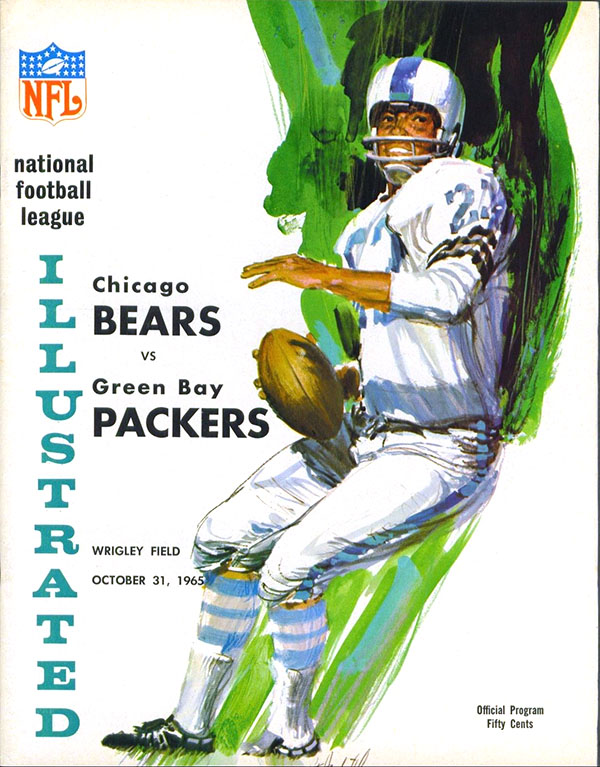 NFL Program: Chicago Bears vs. Green Bay Packers (October 31, 1965 ...