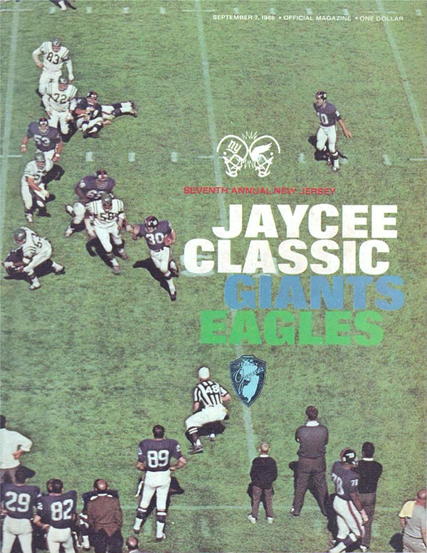 NFL Program: New York Giants vs. Philadelphia Eagles (September 7, 1968 ...