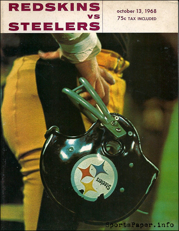 NFL Program: Washington Redskins vs. Pittsburgh Steelers (October 13 ...