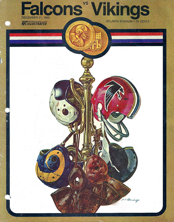 NFL Program: Atlanta Falcons vs. Minnesota Vikings (December 21, 1969 ...
