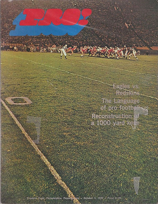 NFL Program: Philadelphia Eagles vs. Washington Redskins (October 4 ...