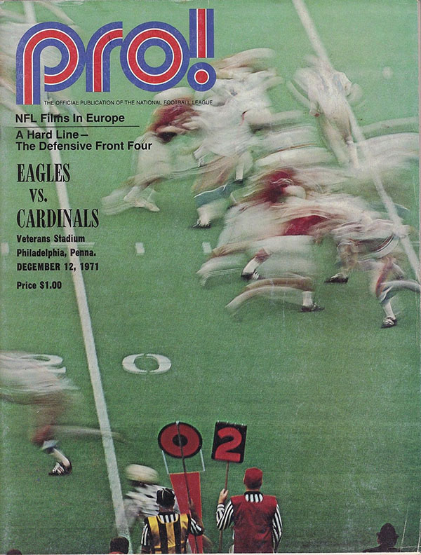 NFL Program: Philadelphia Eagles vs. St. Louis Cardinals (December 12 ...