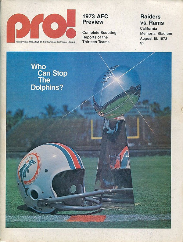 NFL Program: Oakland Raiders vs. Los Angeles Rams (August 18, 1973 ...