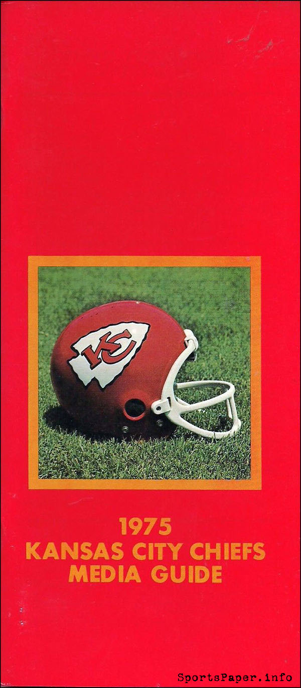 NFL Media Guide: Kansas City Chiefs (1975) | SportsPaper.info