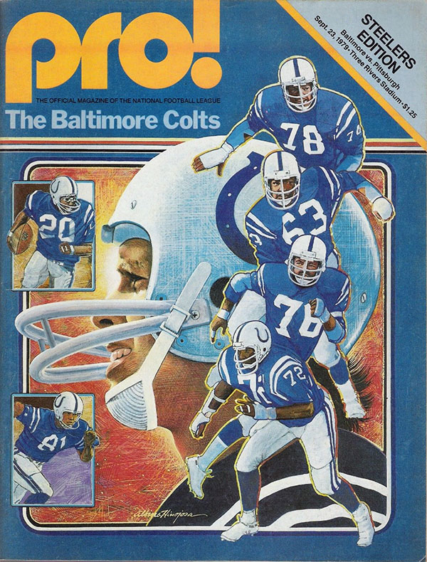 NFL Program: Pittsburgh Steelers vs. Baltimore Colts (September 23 ...