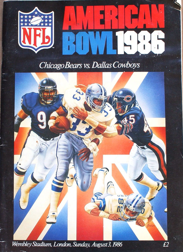 NFL Program: Chicago Bears vs. Dallas Cowboys (August 3, 1986 ...