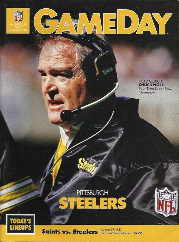 NFL Program: New Orleans Saints vs. Pittsburgh Steelers (August 29 ...