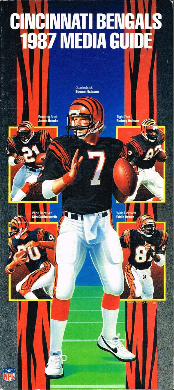 NFL Media Guide: Cincinnati Bengals (1987) | SportsPaper.info