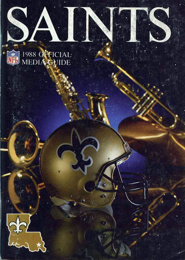NFL Media Guide: New Orleans Saints (1988) | SportsPaper.info